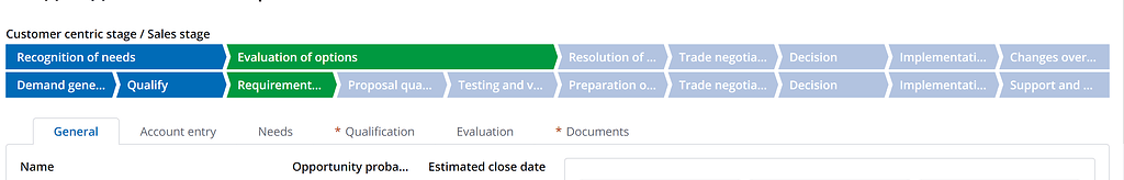 Виджет Этапов (Stage widget) - CRM - Сообщество SimpleOne